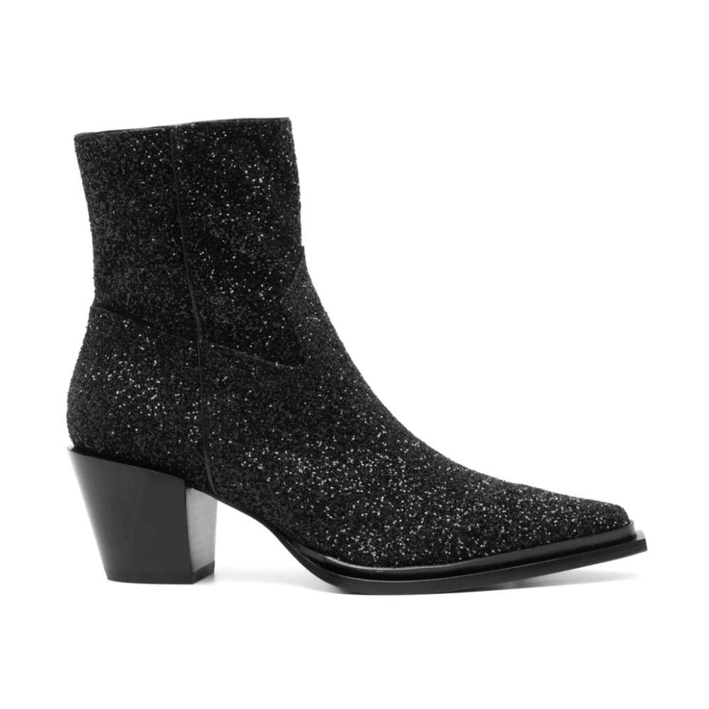 Jimmy Choo Cowboy Boots in Black | Lyst