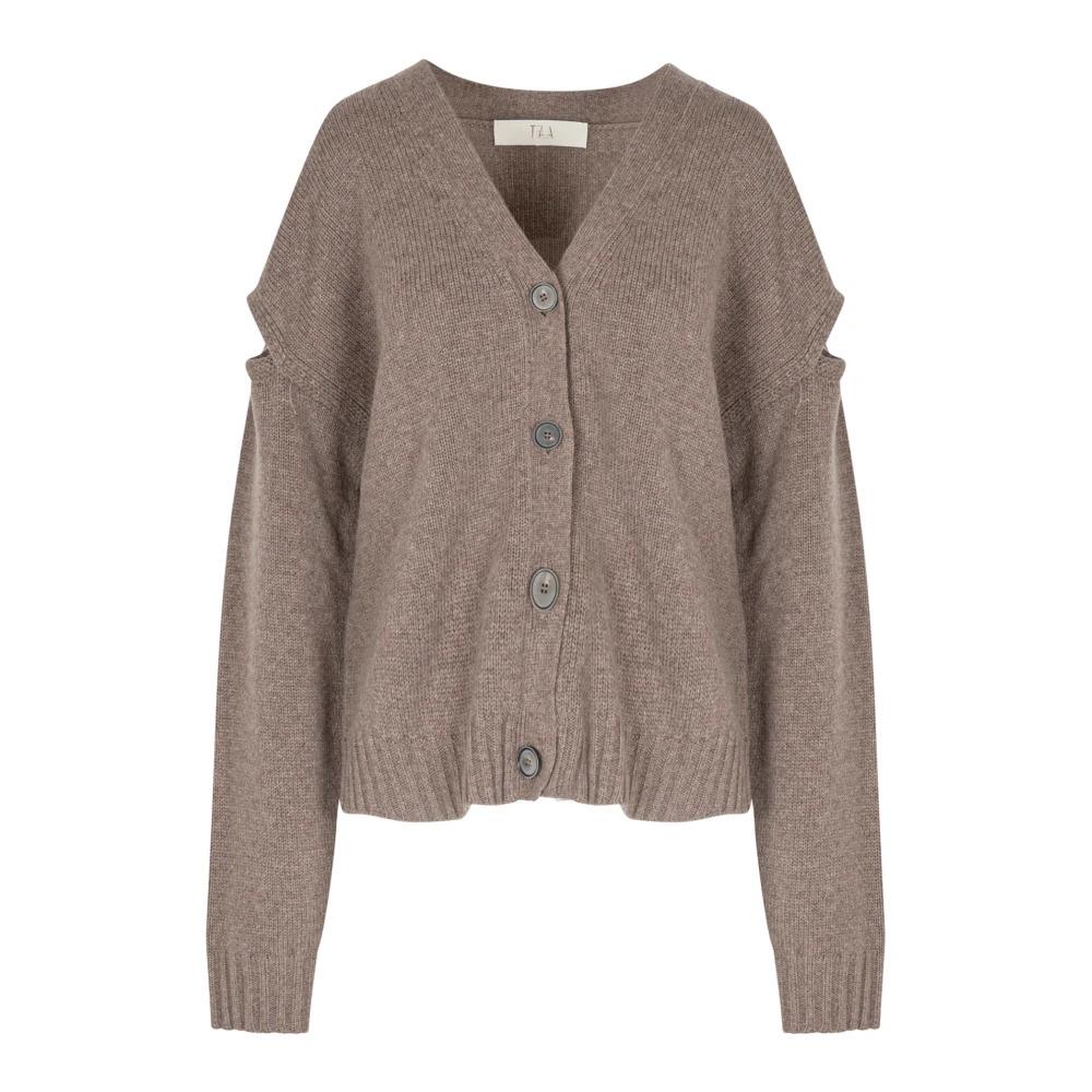 Tela Cardigans in Brown | Lyst