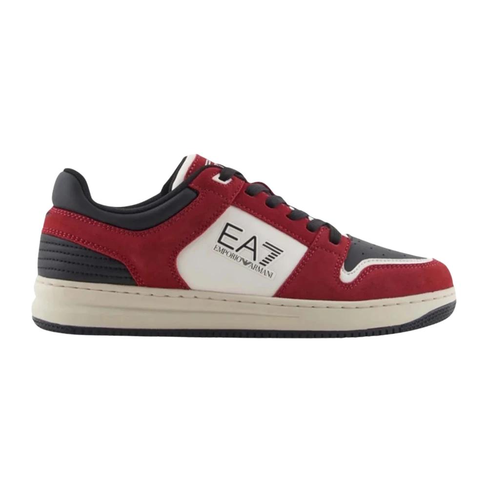 Chaussures Rouge Emporio Armani pour homme Lyst