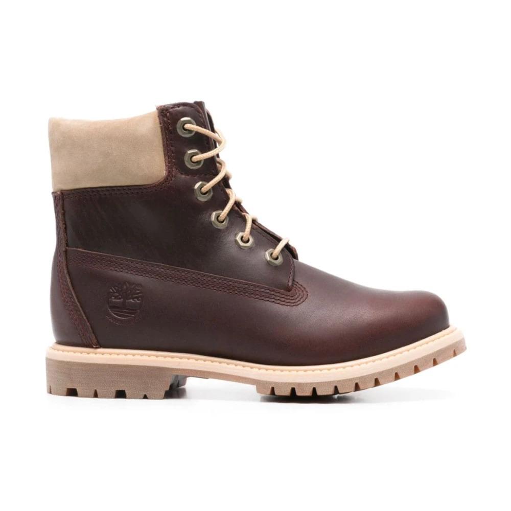 Timberland Lace-Up Boots in Brown | Lyst