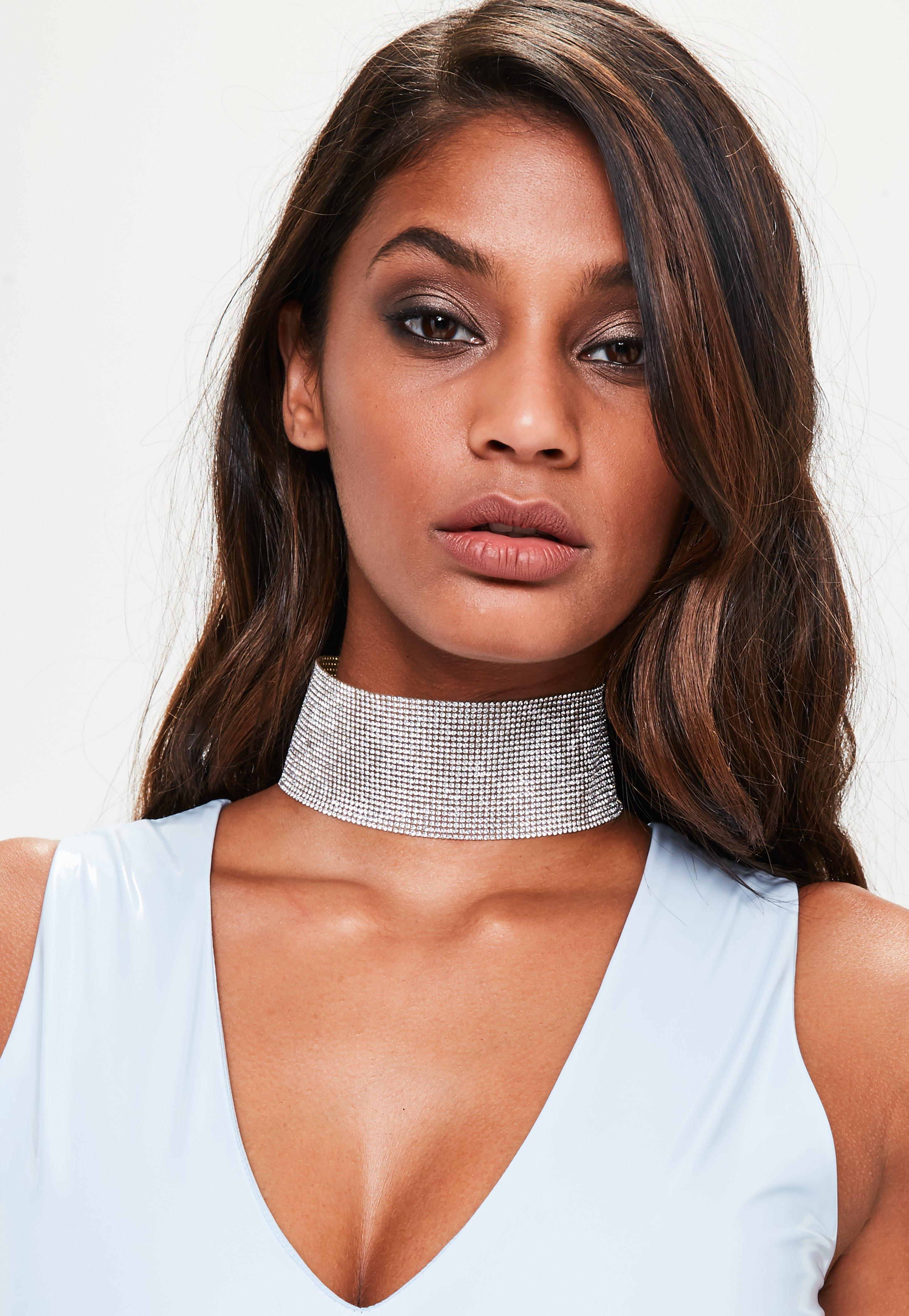 Thick Choker Necklace Silver 2025 www.epicamlv