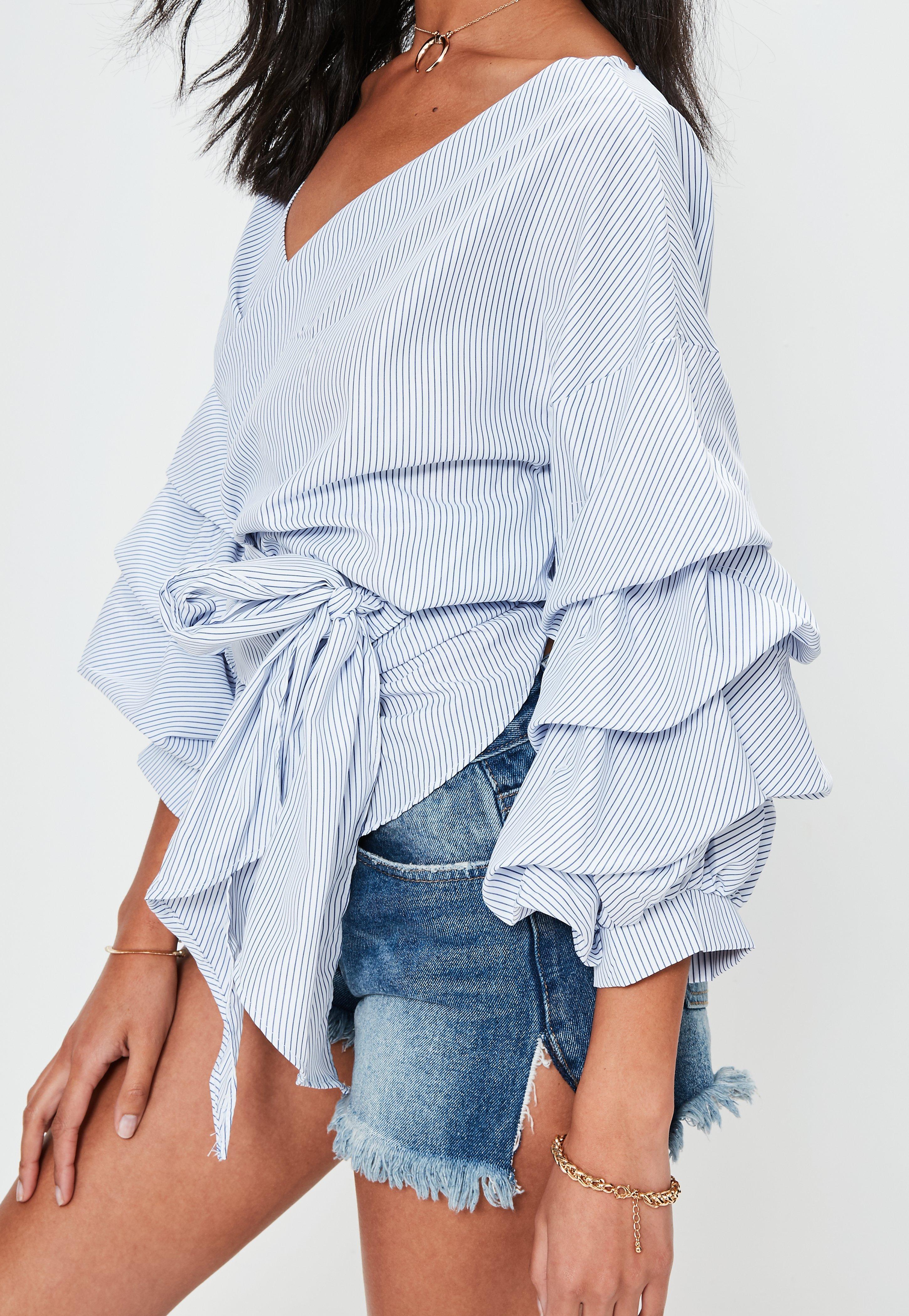 White Wrap Shirt