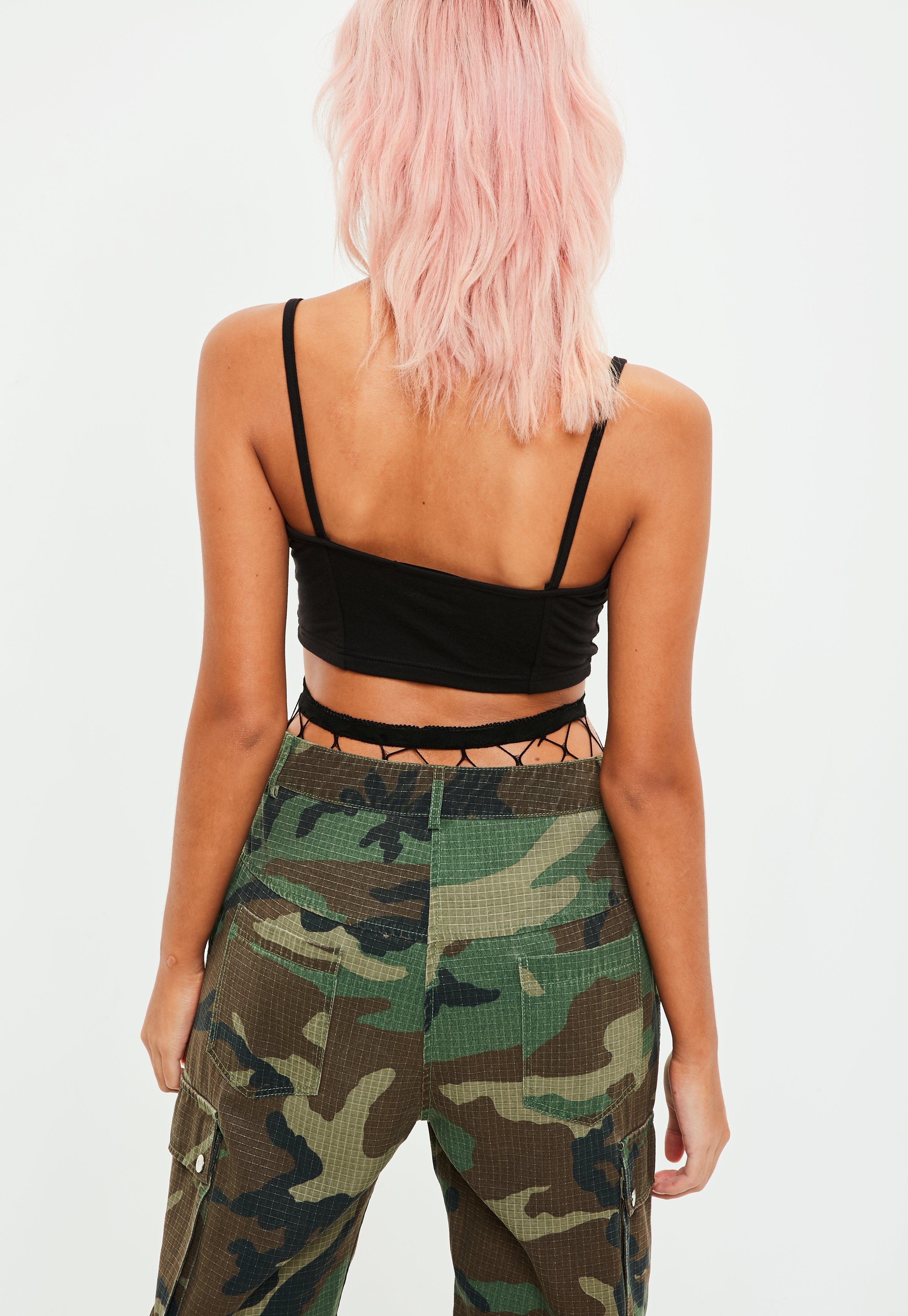 Lyst - Missguided Black Bodice Top in Black