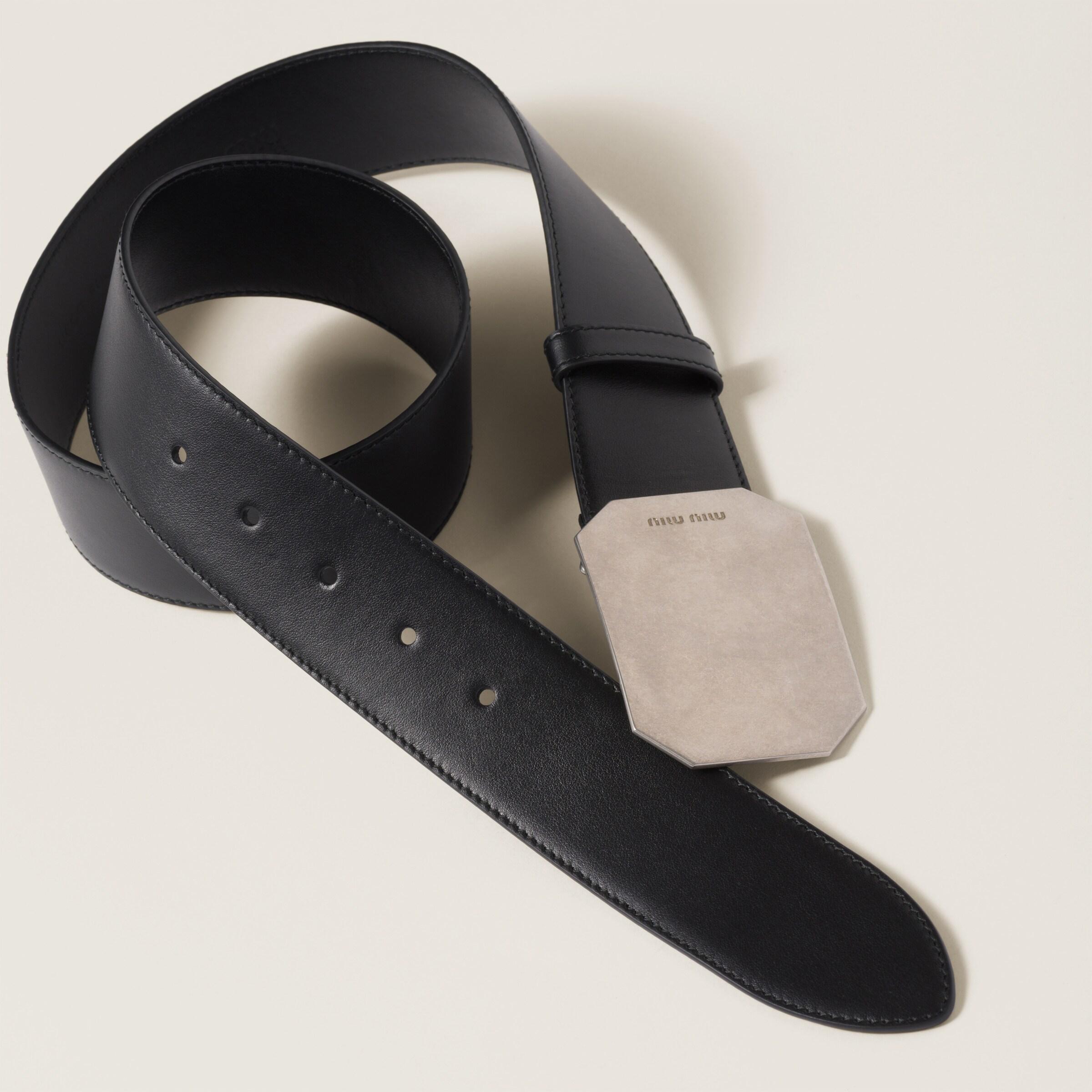 Black Miu Miu Belts for Women | Lyst Black Miu Miu Belts for Women | Lyst