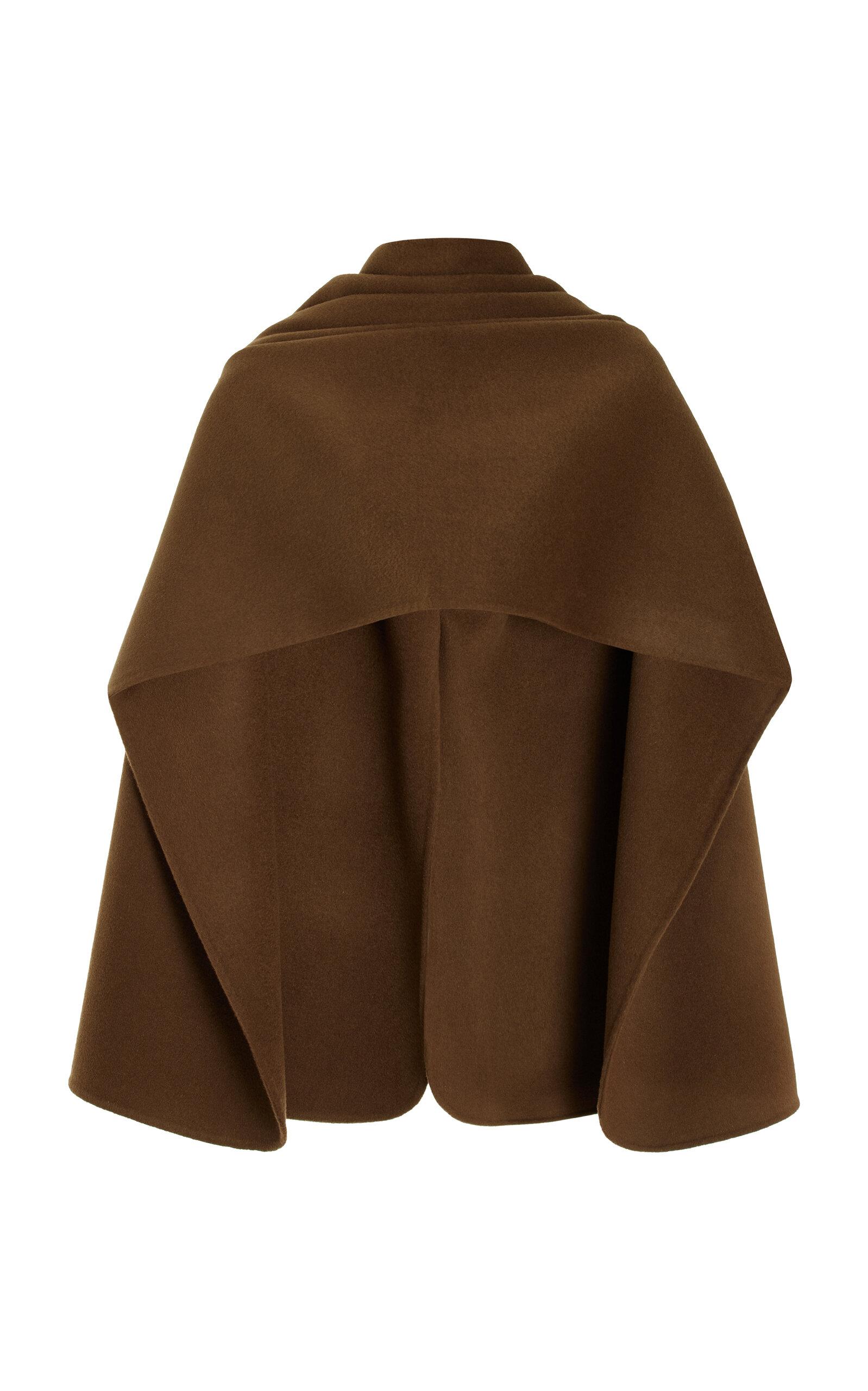 TOVE Suri Wool Scarf in Brown | Lyst