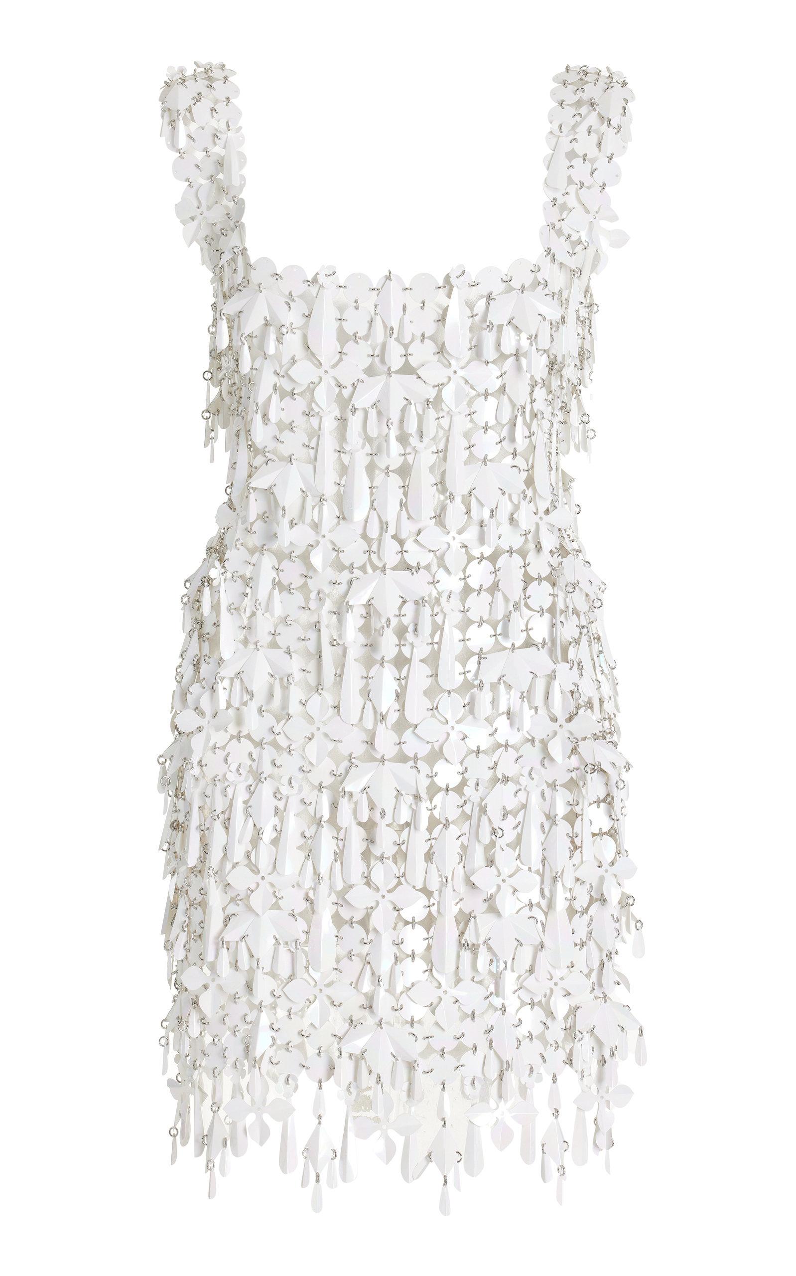 Paco Rabanne Exclusive Assemblage Mini Dress in White | Lyst Canada