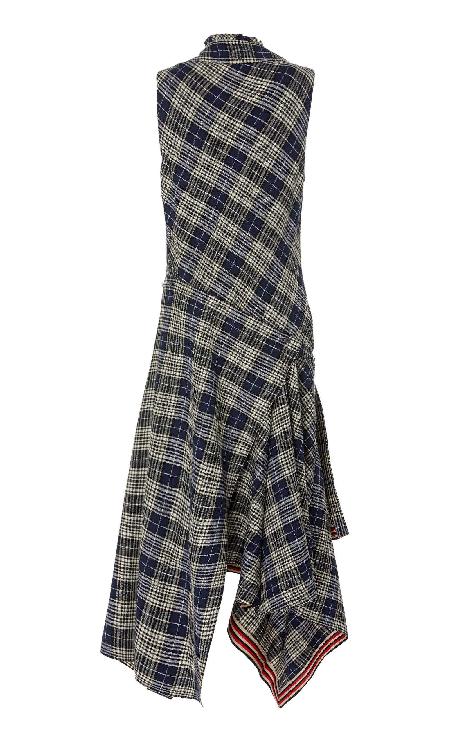 Buy monse plaid dress cheap online