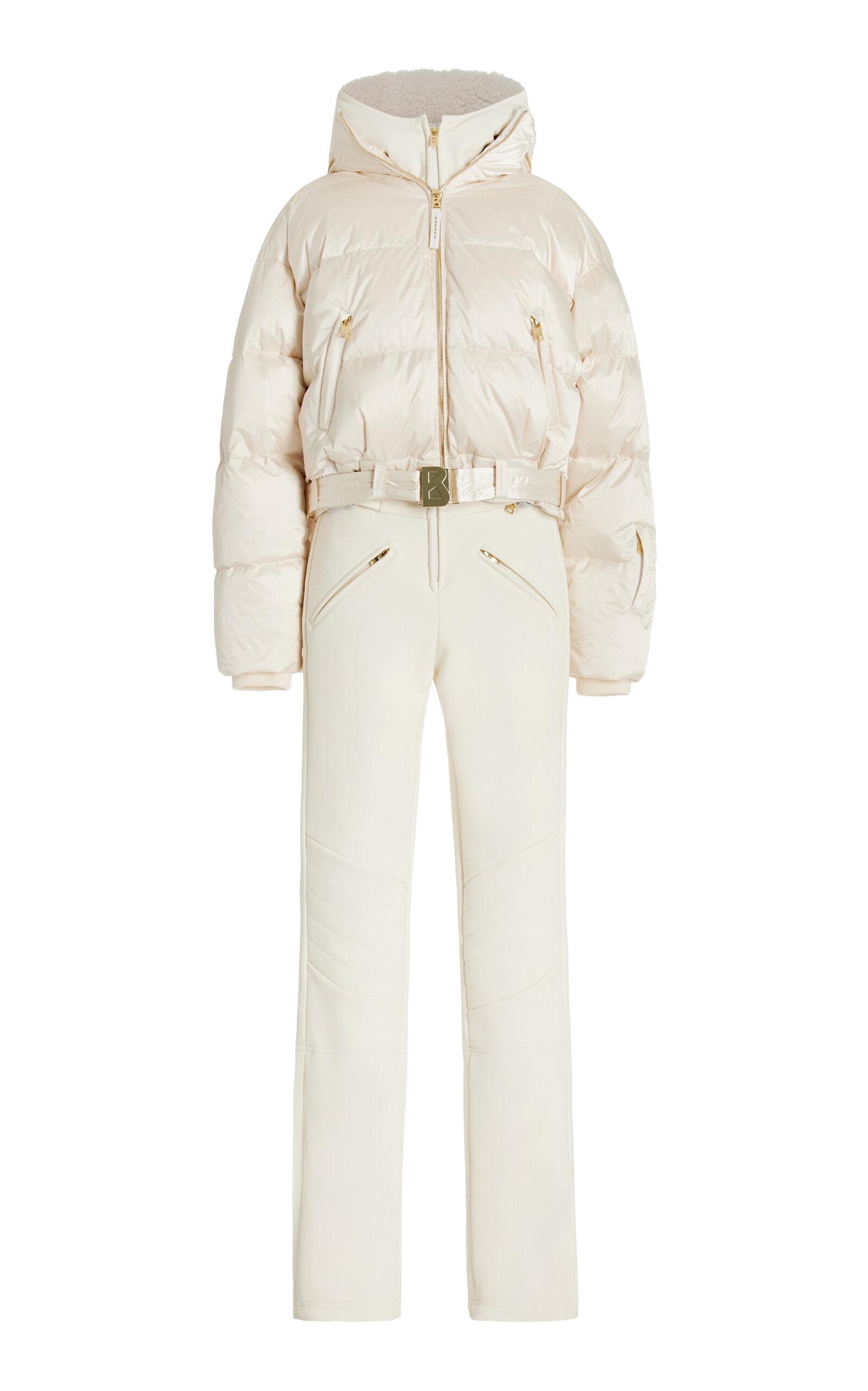 Bogner Aya Down Ski Suit in White | Lyst