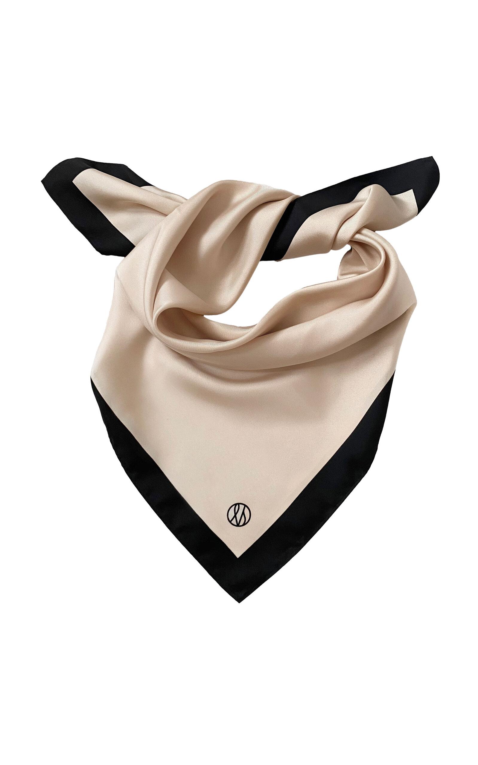 lescarf No. 7 Silk Scarf in White | Lyst UK