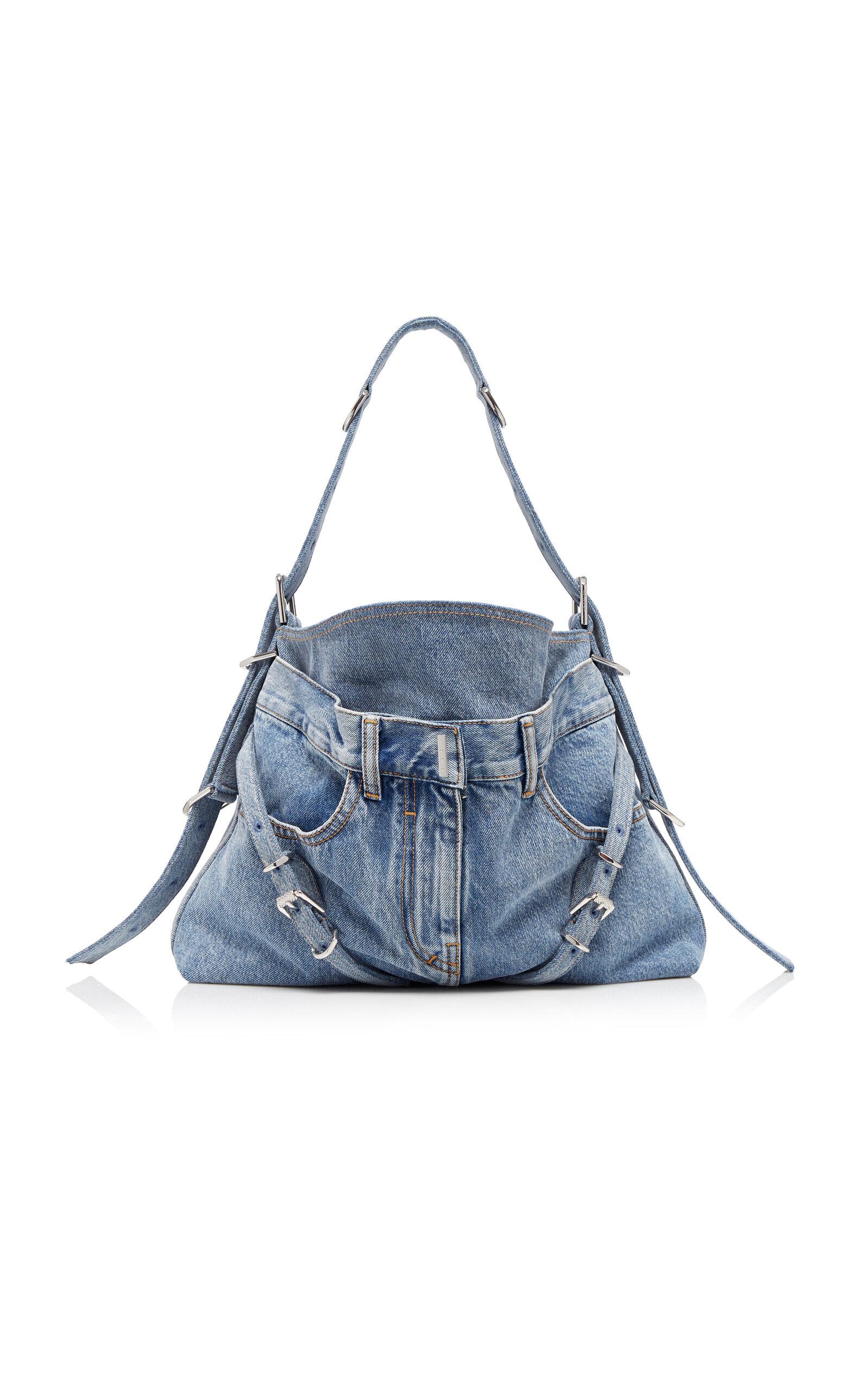 Givenchy Medium Voyou Boyfriend Denim Hobo Bag in Blue | Lyst