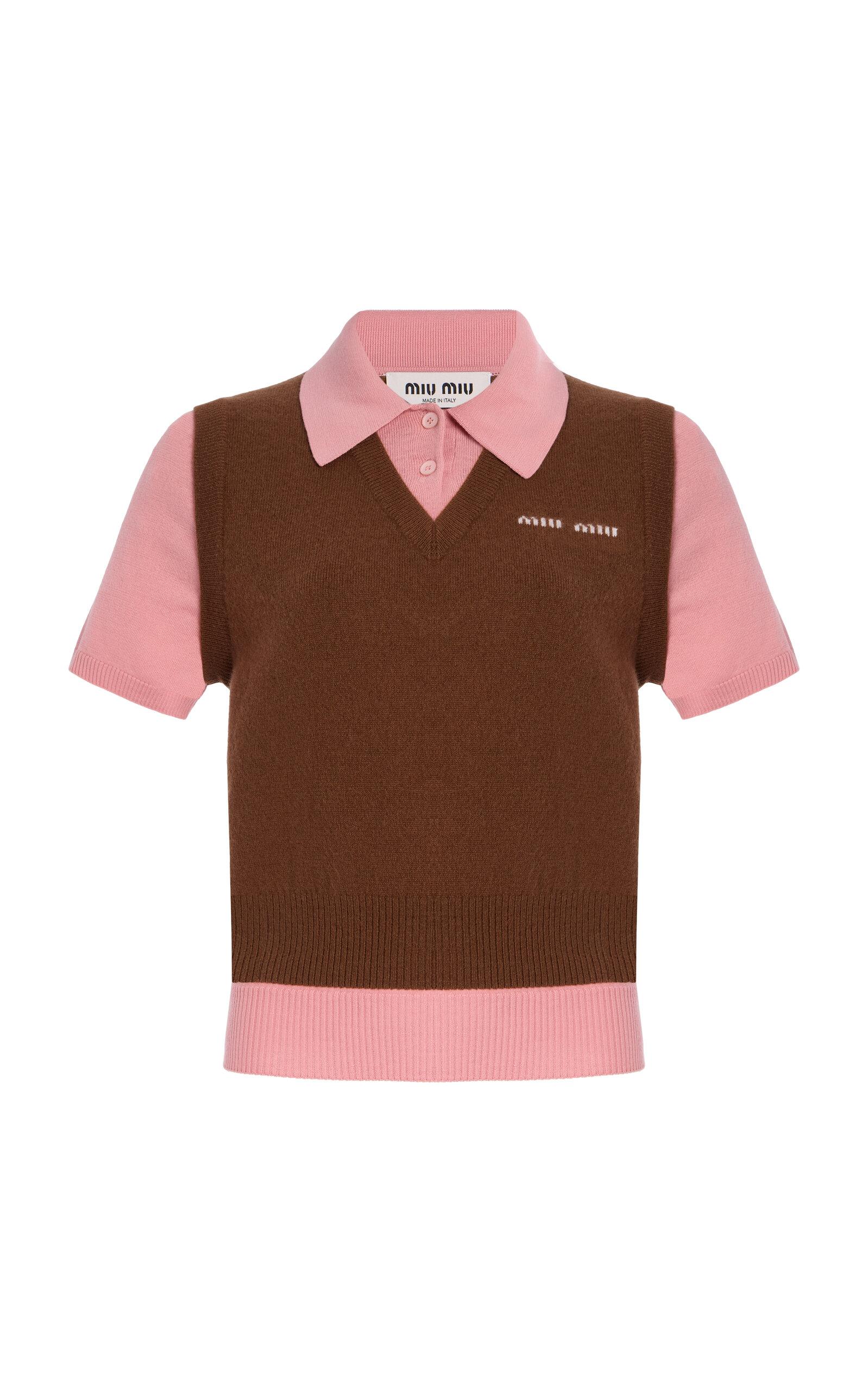 Miu Miu Short-sleeve tops for Women | Online Sale up to 10 Miu Miu Short-sleeve tops for Women | Online Sale up to 10