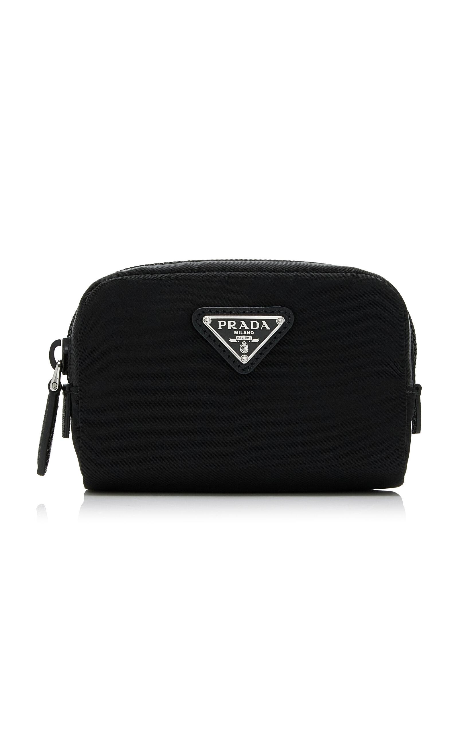 Prada Twill Pouch in Black | Lyst