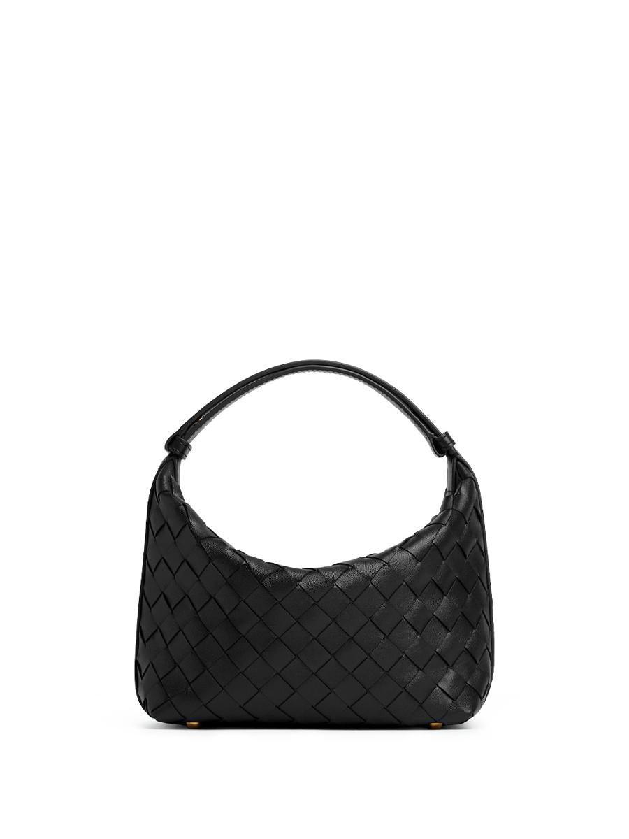Bottega Veneta Wallace Mini Shoulder Bags in Black | Lyst