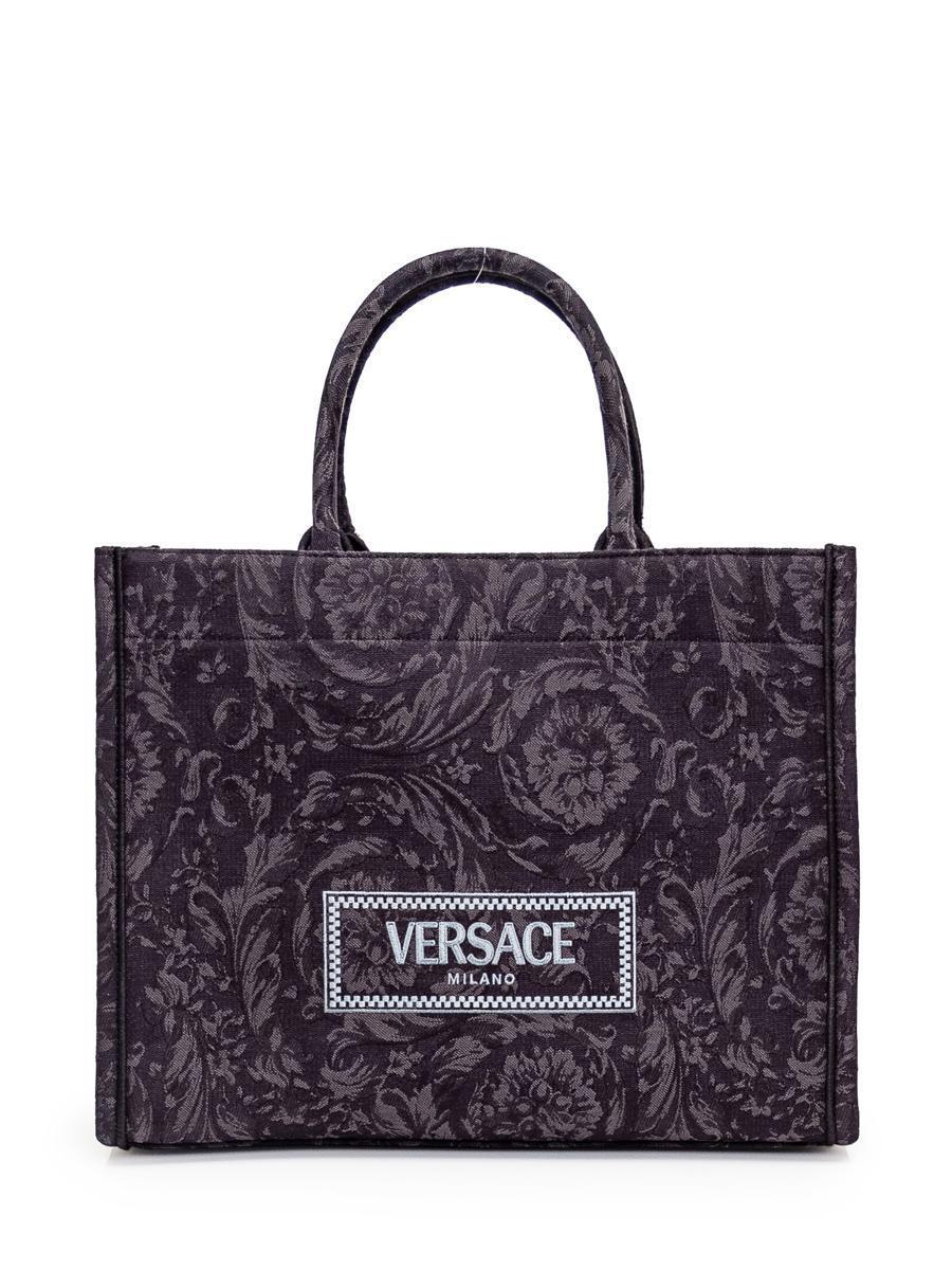 Versace Totes in Blue | Lyst