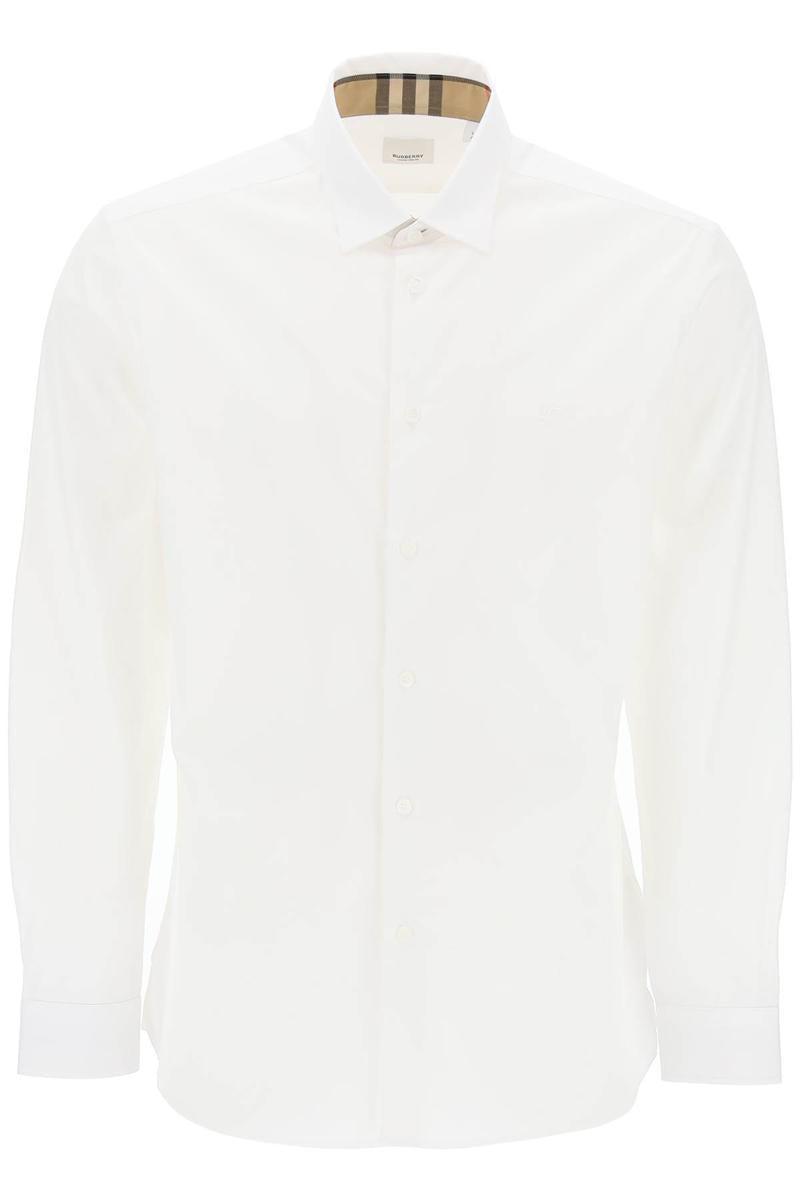 Burberry Shirts in White for Men | Lyst