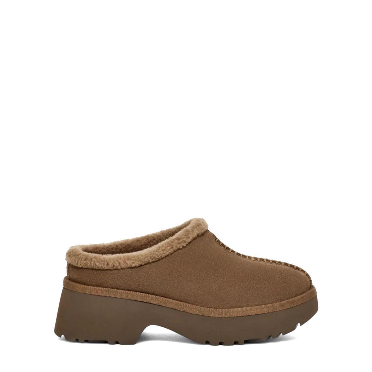 UGG W New Heights Cozy Clog in Brown | Lyst