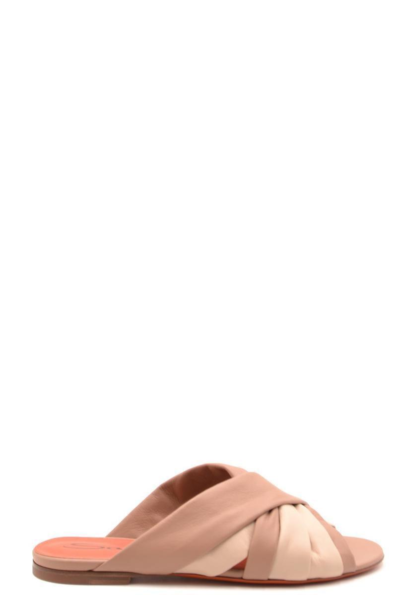 Santoni Sandals in Brown | Lyst