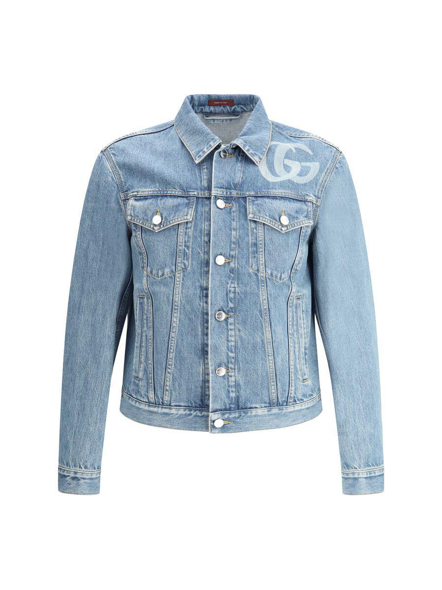 Gucci Jacket in Blue for Men | Lyst