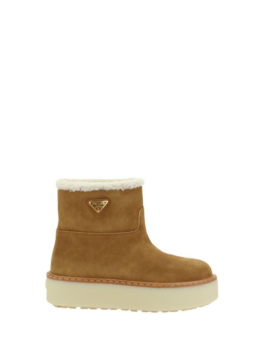 Prada Boots in Brown | Lyst