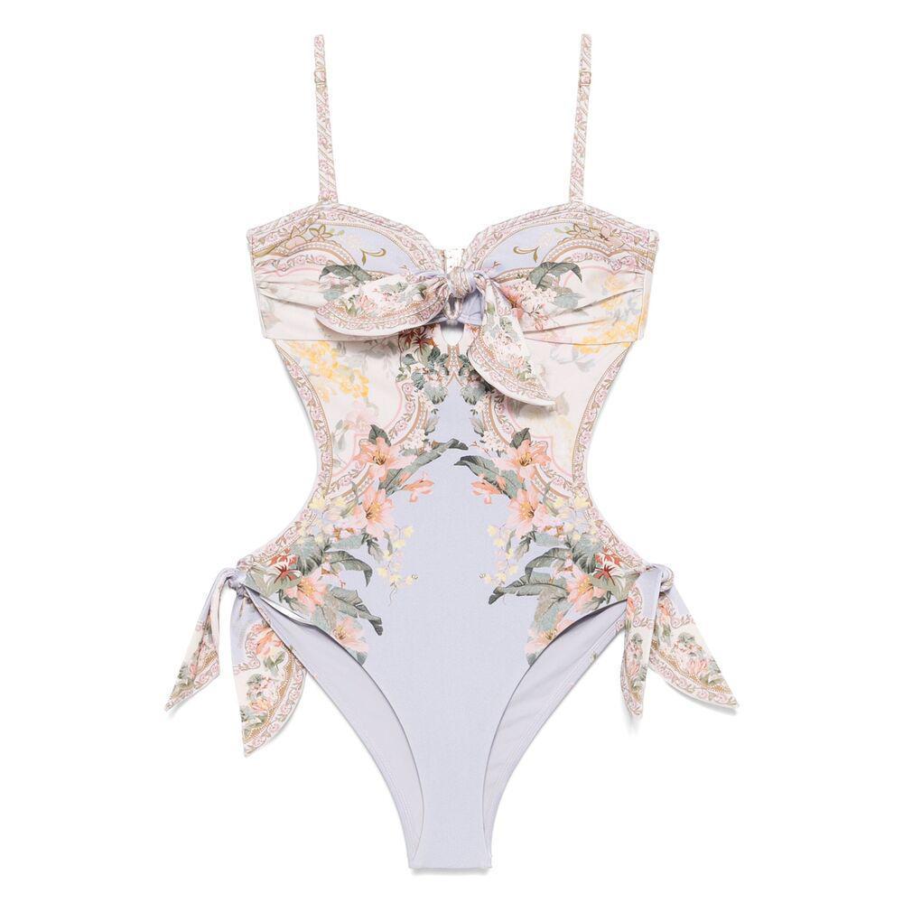 Zimmermann Swimwear in White | Lyst
