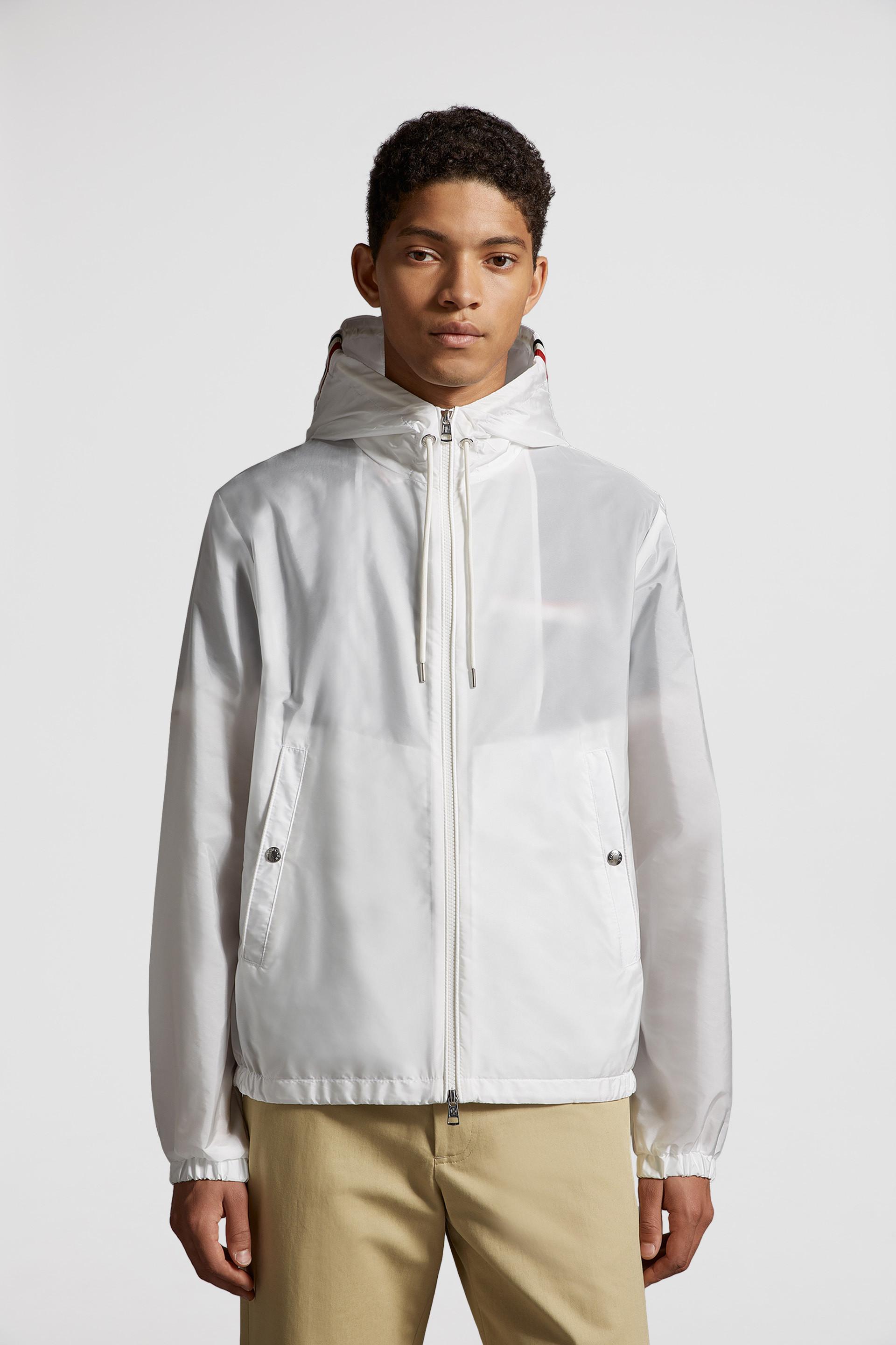 Moncler Grimpeurs Hooded Jacket in White for Men Lyst UK