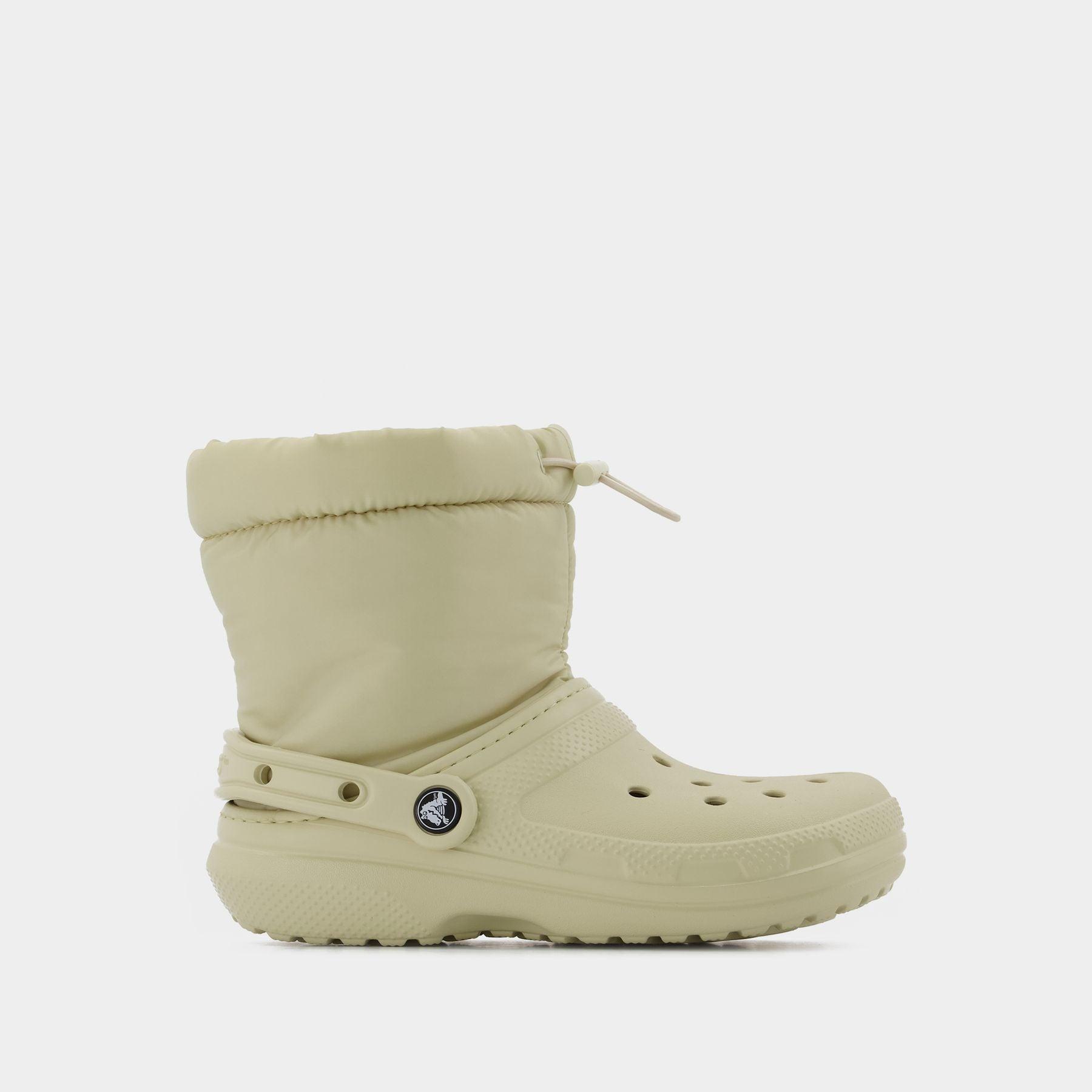 Crocs™ Classic Lined Neo Puff Boot in Green | Lyst UK