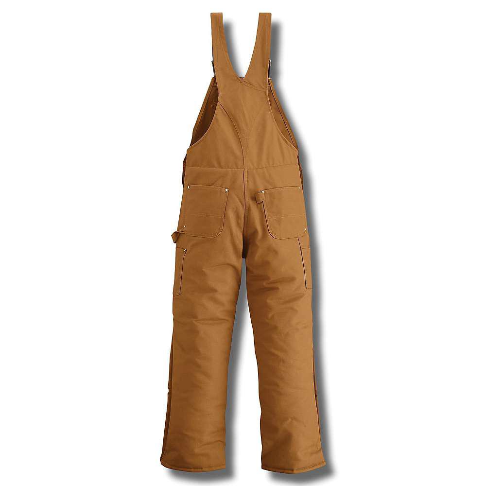 Carhartt Synthetic Arctic Quilt Lined Duck Bib Overall In Brown For Men Lyst