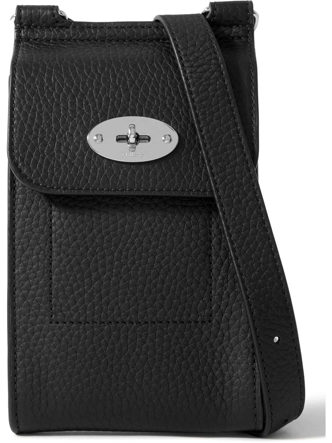 Mulberry Mini Antony Full-grain Leather Pouch in Black for Men | Lyst