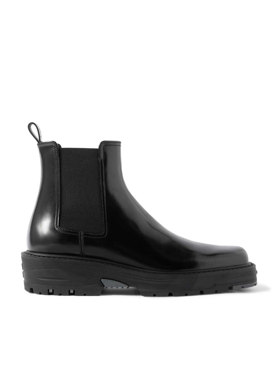 Givenchy Glossed-Leather Chelsea Boots in Black for Men | Lyst
