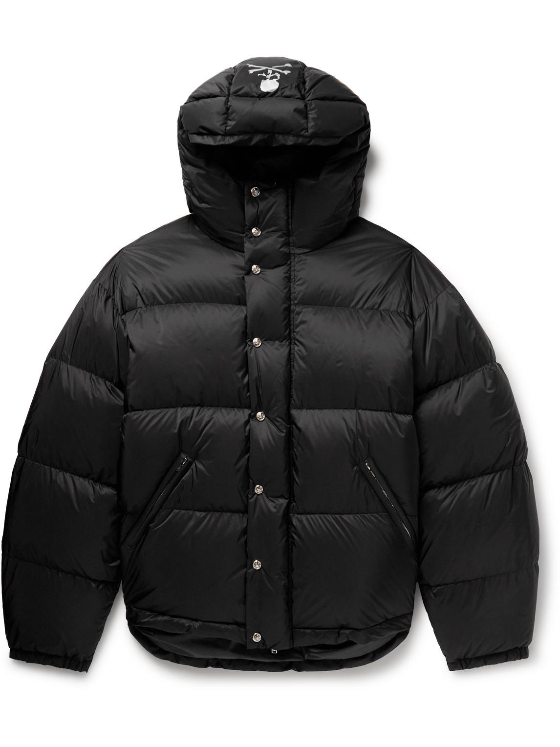 MASTERMIND WORLD Logo-print Quilted Nylon-taffeta Hooded Down Jacket in ...