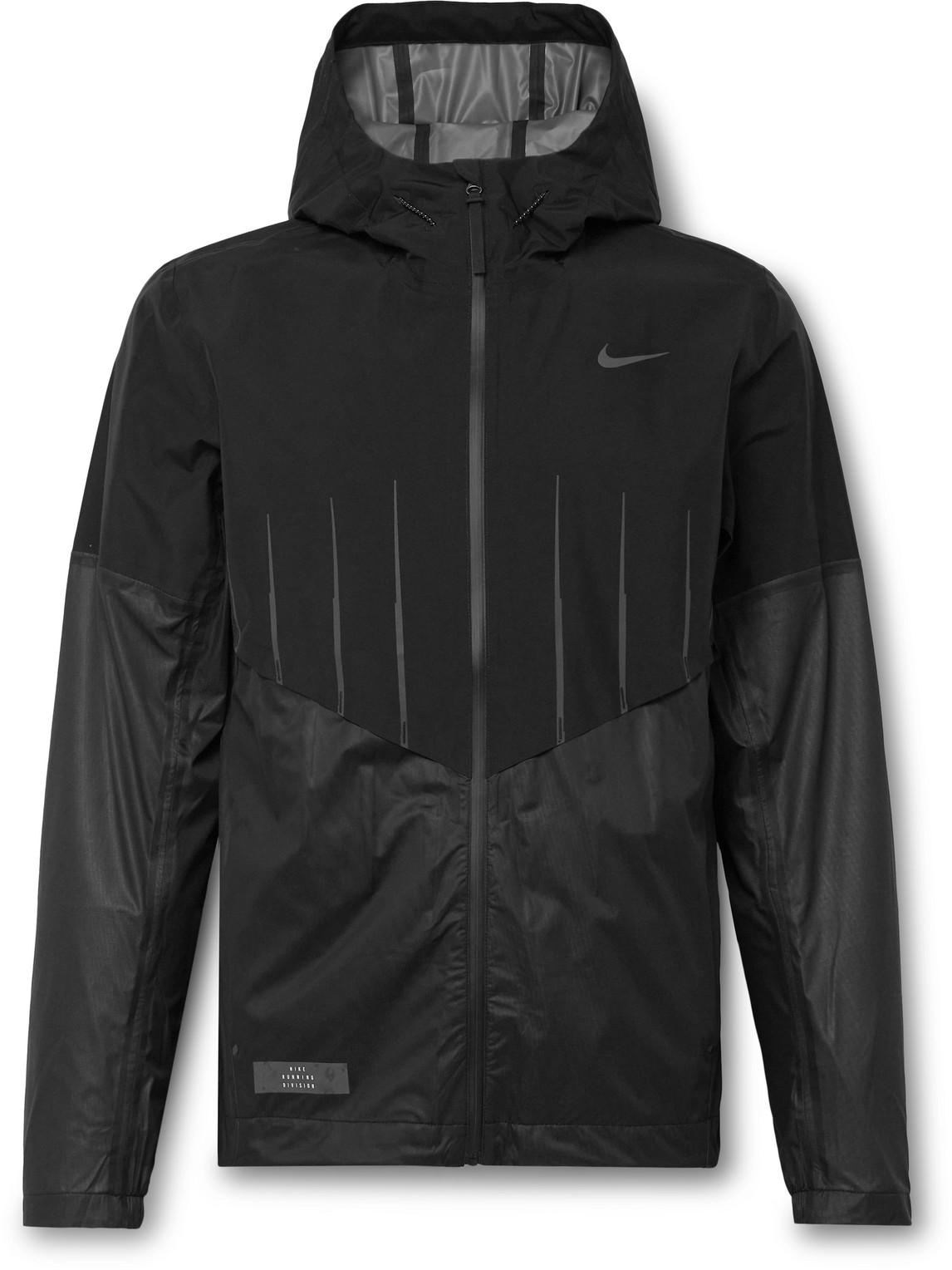 Nike Run Division Aerogami Storm-fit Adv Hooded Jacket in Black for Men ...