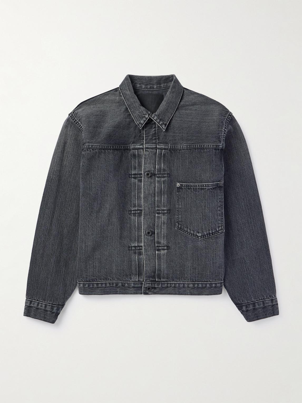 Orslow Type 1 Washed Selvedge Denim Jacket in Blue for Men | Lyst UK
