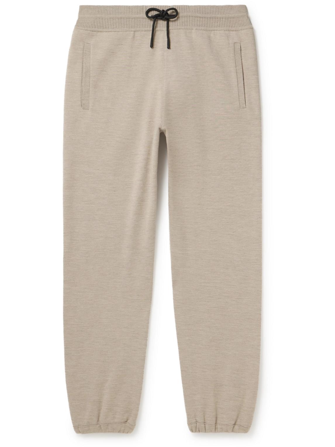 Loro Piana Tapered Cashmere-Jersey Sweatpants in Natural for Men | Lyst