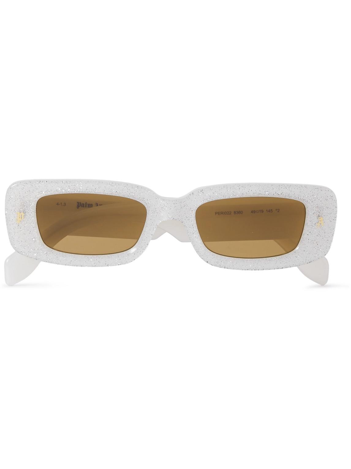Palm Angels Lala Rectangular-frame Glittered Acetate Sunglasses in ... Palm Angels Lala Rectangular-frame Glittered Acetate Sunglasses in ...