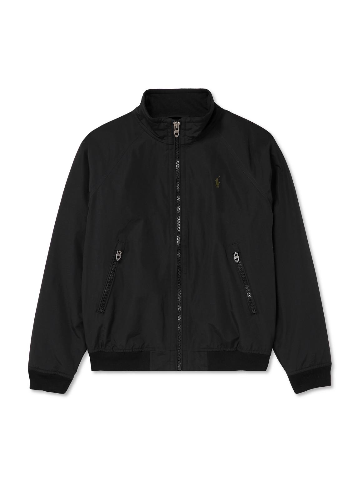 Polo Ralph Lauren Logo-Embroidered Cotton And Nylon-Blend Bomber Jacket ...