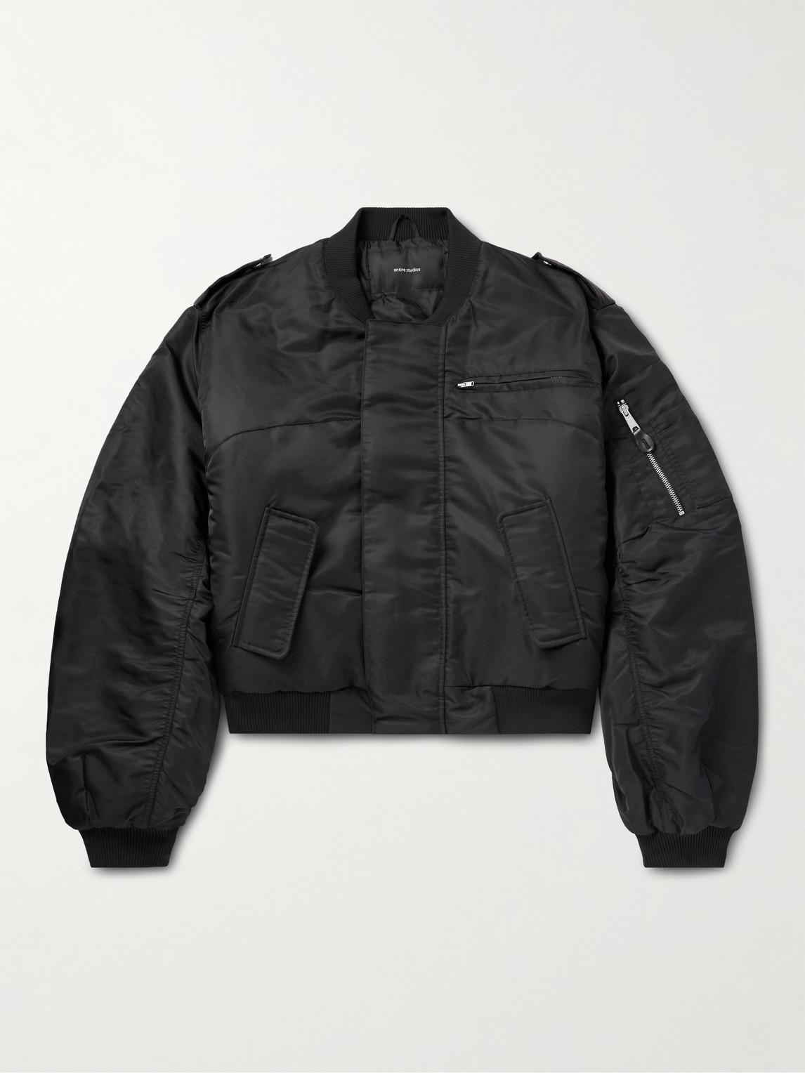Entire studios A-2 Oversized Cropped Nylon-twill Bomber Entire studios A-2 Oversized Cropped Nylon-twill Bomber