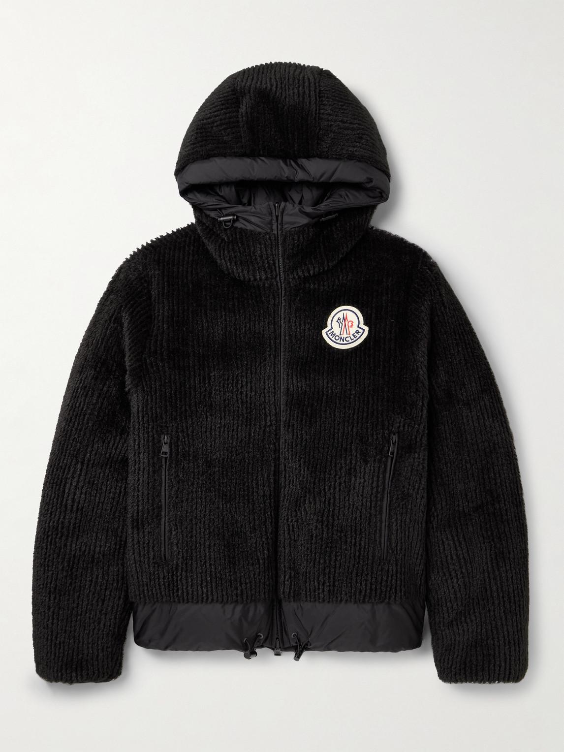 Moncler Tejat Reversible Logo-Appliquéd Corduroy And Shell Hooded Down ...