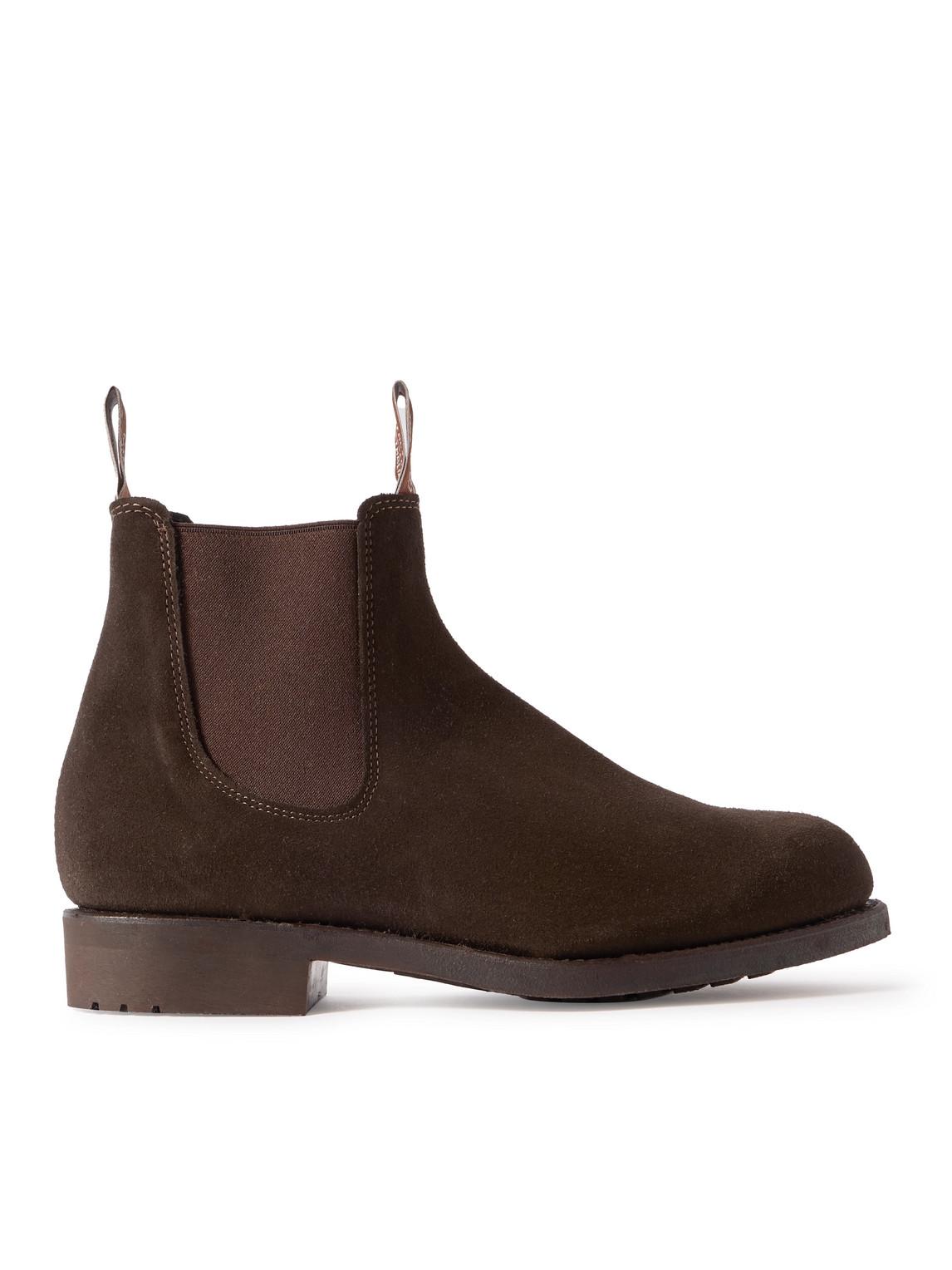 R.M.Williams Gardener Suede Chelsea Boots in Brown for Men | Lyst