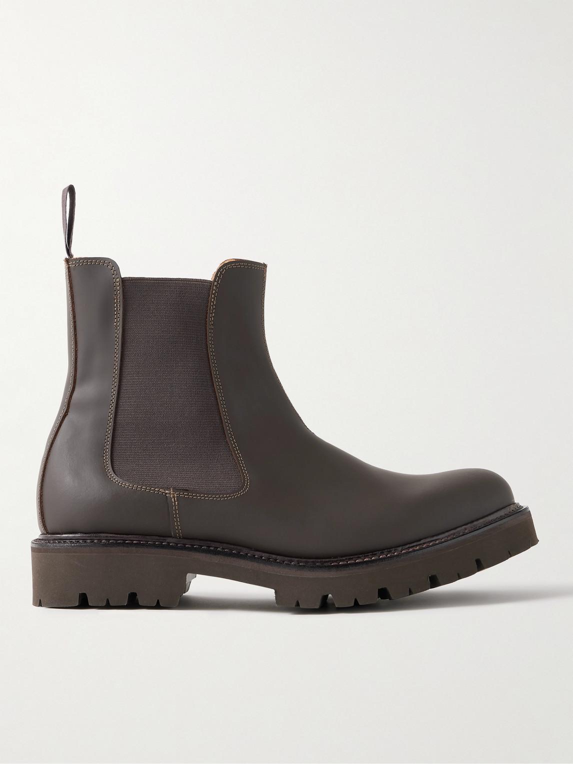 Grenson Milo Leather Chelsea Boots in Brown for Men | Lyst UK