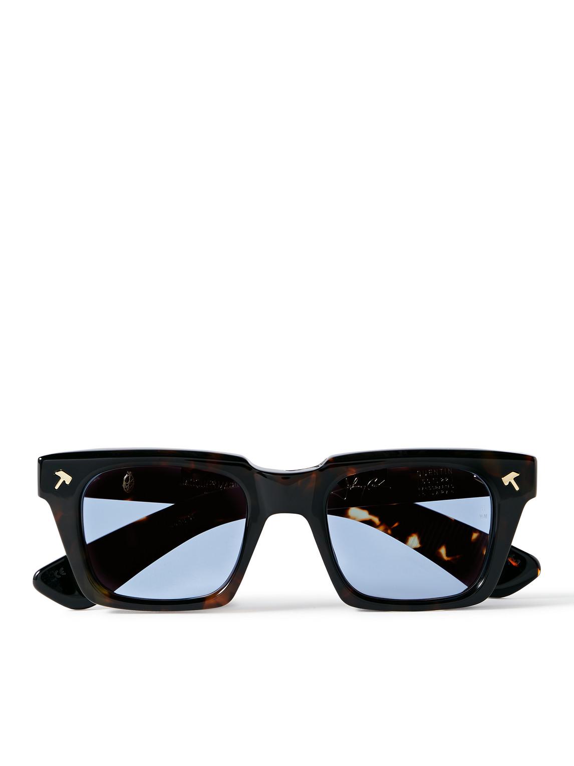 Jacques Marie Mage Quentin Square-frame Tortoiseshell Acetate And Gold ...