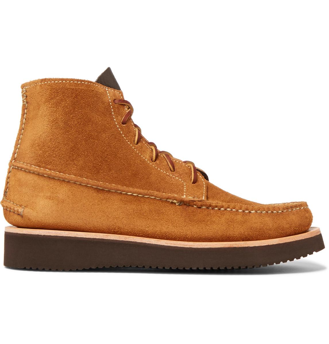 Yuketen Maine Guide Suede Boots in Brown for Men | Lyst