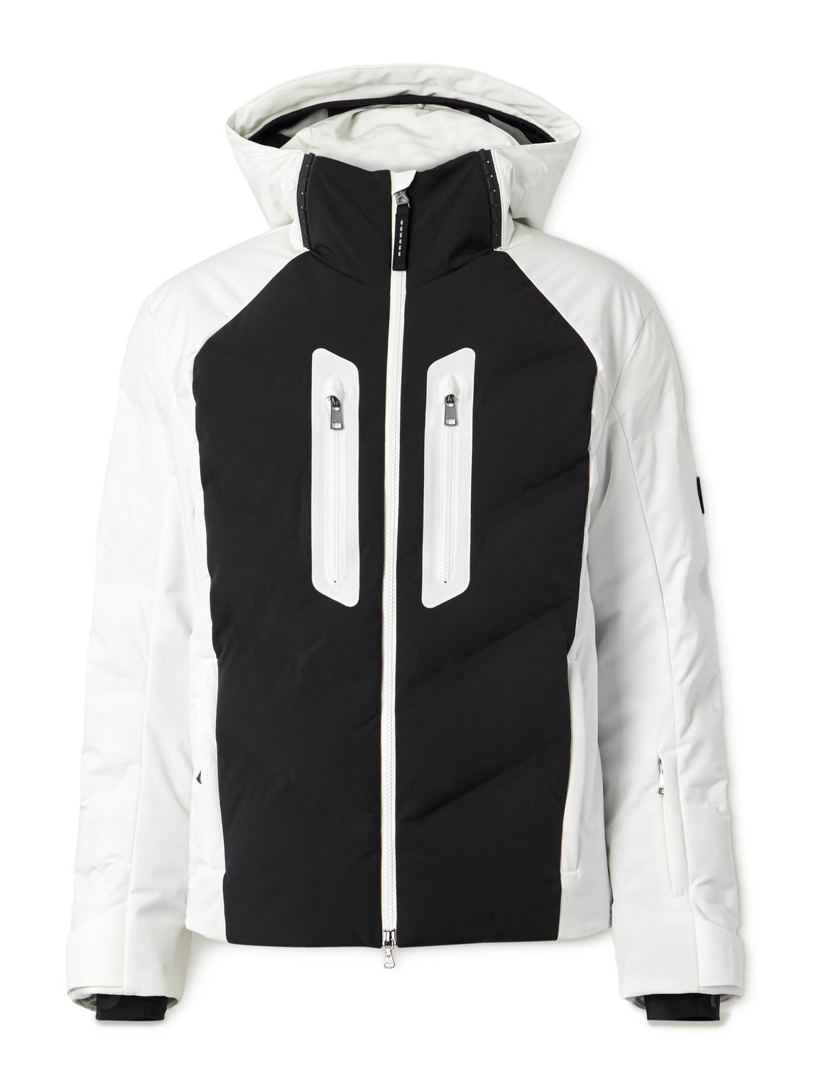 Bogner Felos-d Two-tone Quilted Shell Hooded Down Jacket in Black for ...