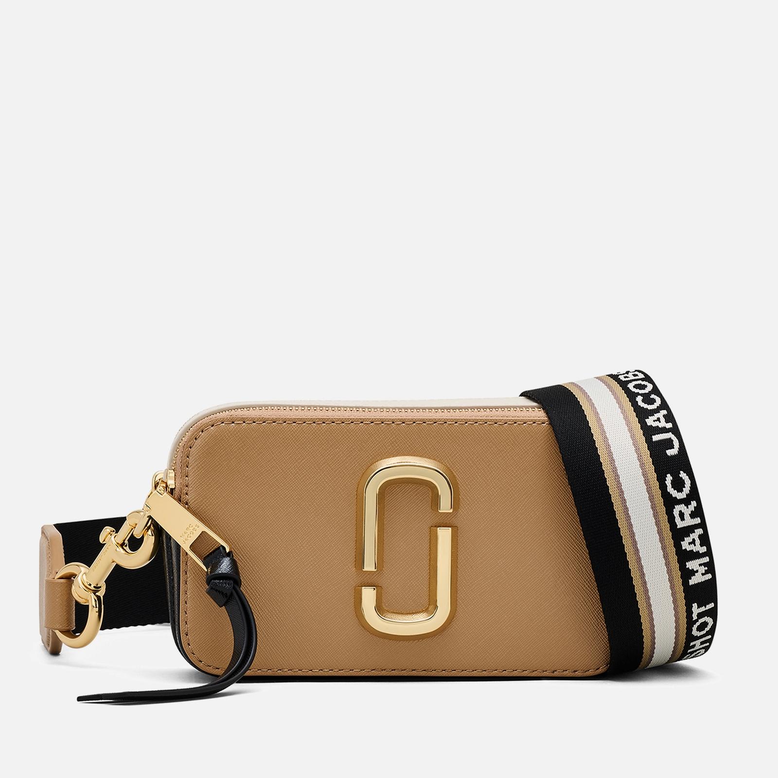 Marc Jacobs The Colour Block Leather Snapshot Bag in Brown | Lyst