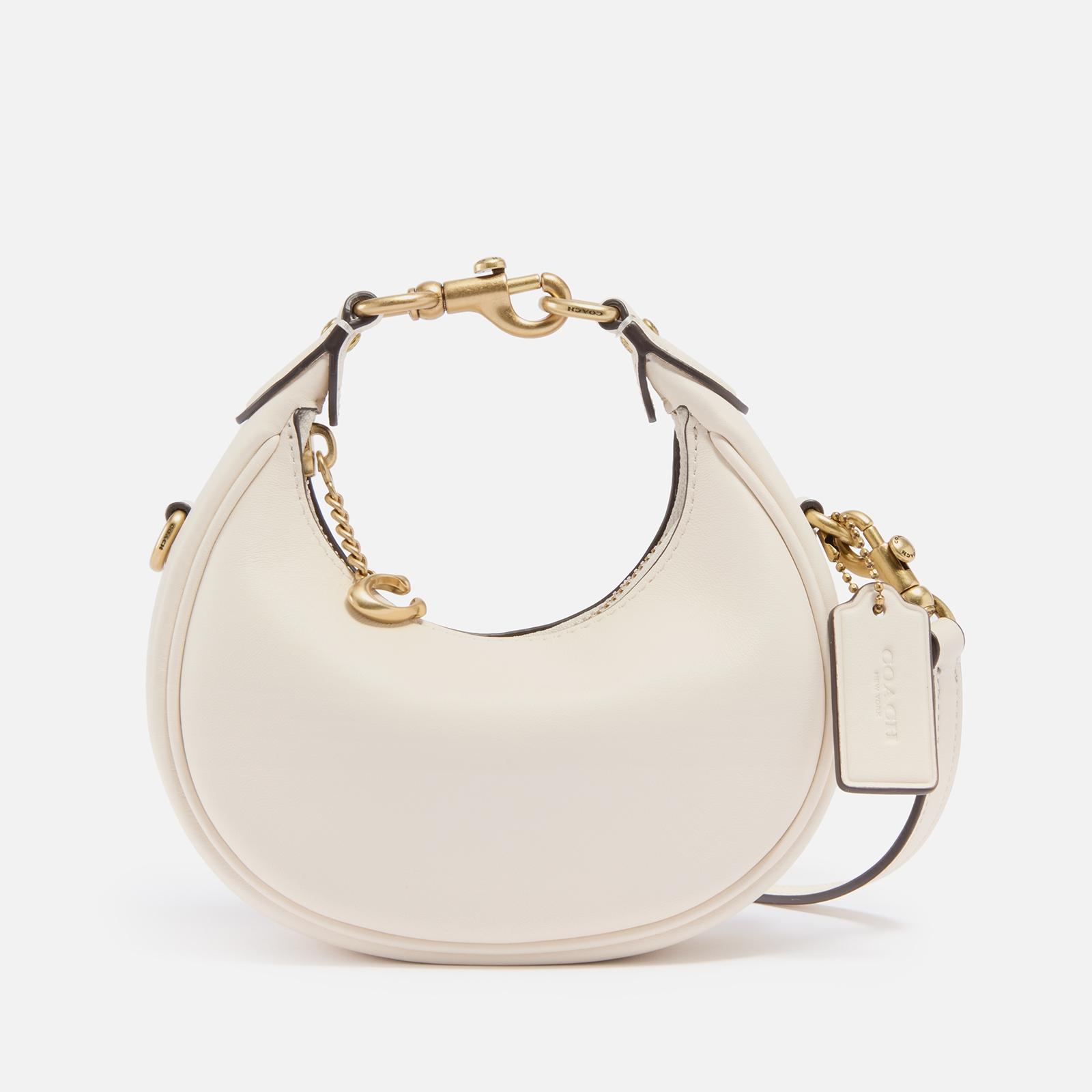 COACH Jonie Full-grain Glovetanned Leather Petite Bag in White | Lyst