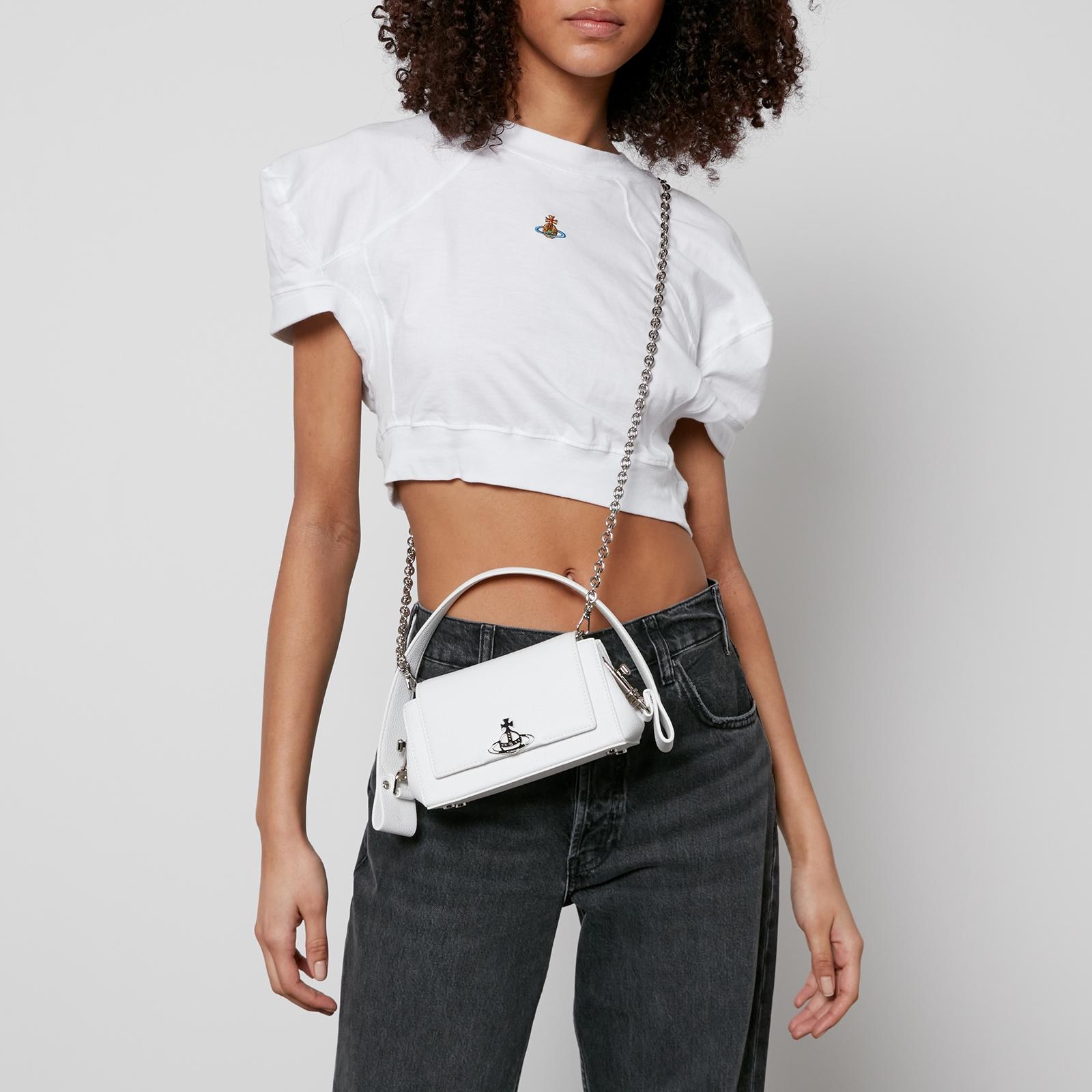 Vivienne Westwood Hazel Vegan Leather Bag in White | Lyst Vivienne Westwood Hazel Vegan Leather Bag in White | Lyst