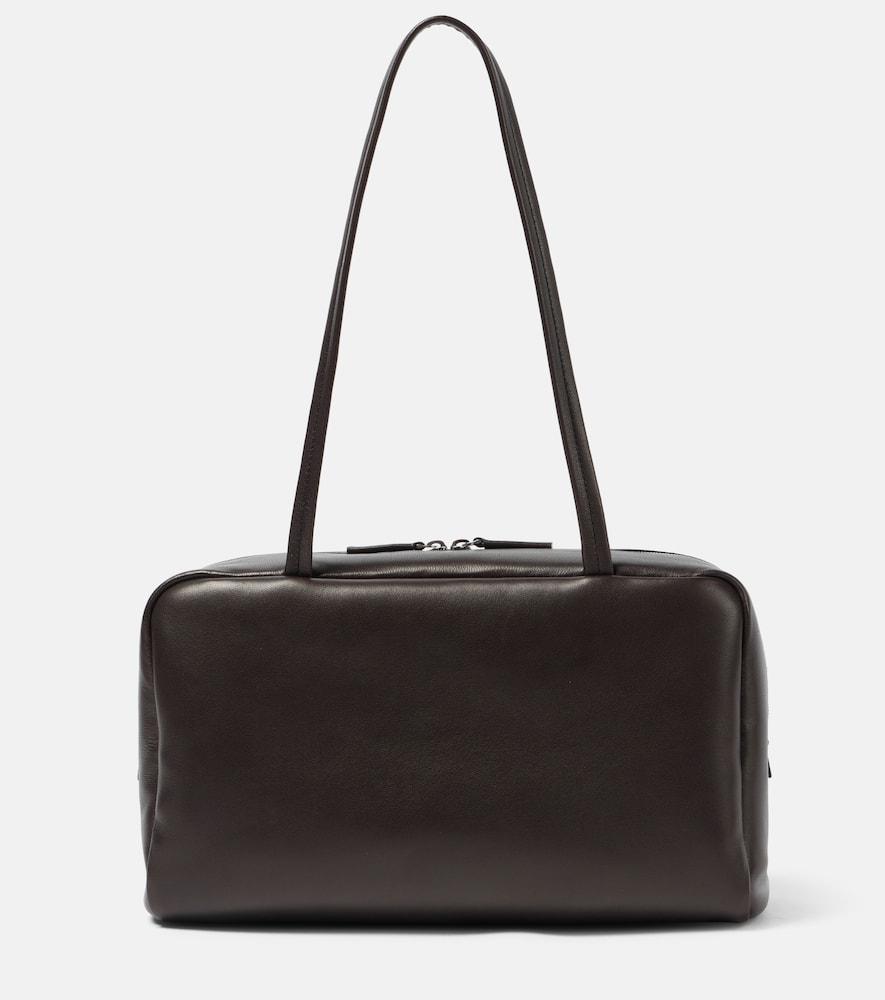The Row Astra Leather Tote Bag in Black | Lyst