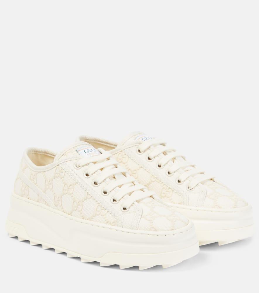 Gucci Tennis 1977 Platform Sneakers in White | Lyst