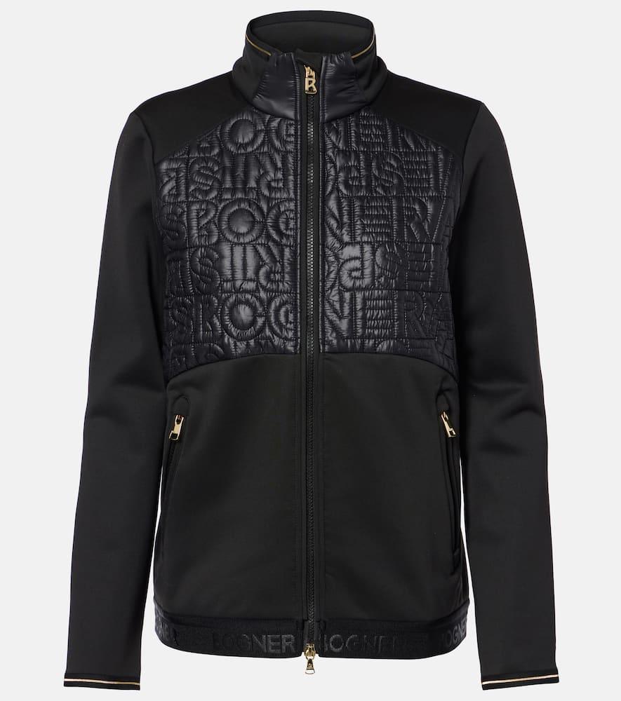 Bogner Piara Quilted Ski Jacket in Black | Lyst