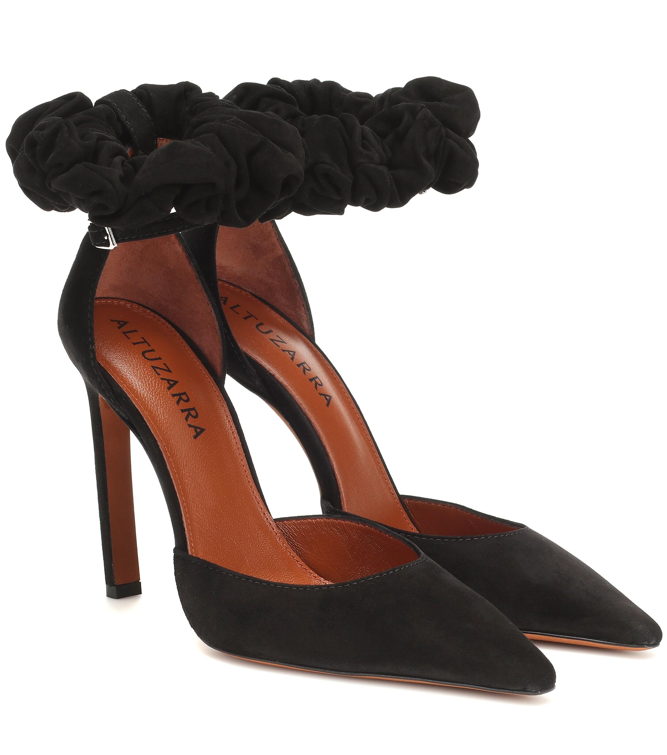 Altuzarra George Suede Pumps in Black - Lyst