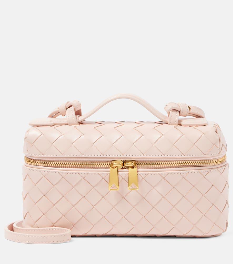 Bottega Veneta Bang Bang Intrecciato Leather Vanity Bag in Pink | Lyst